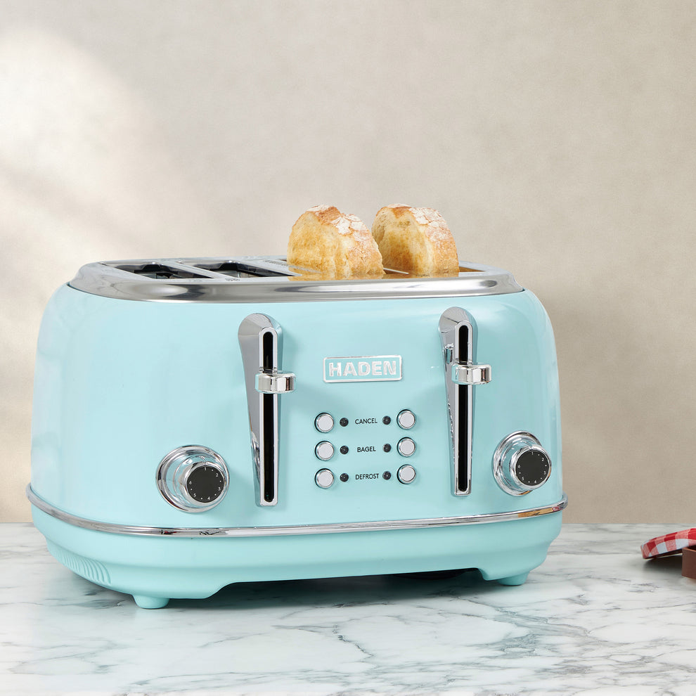 Haden Heritage Turquoise 4 Slice Toaster