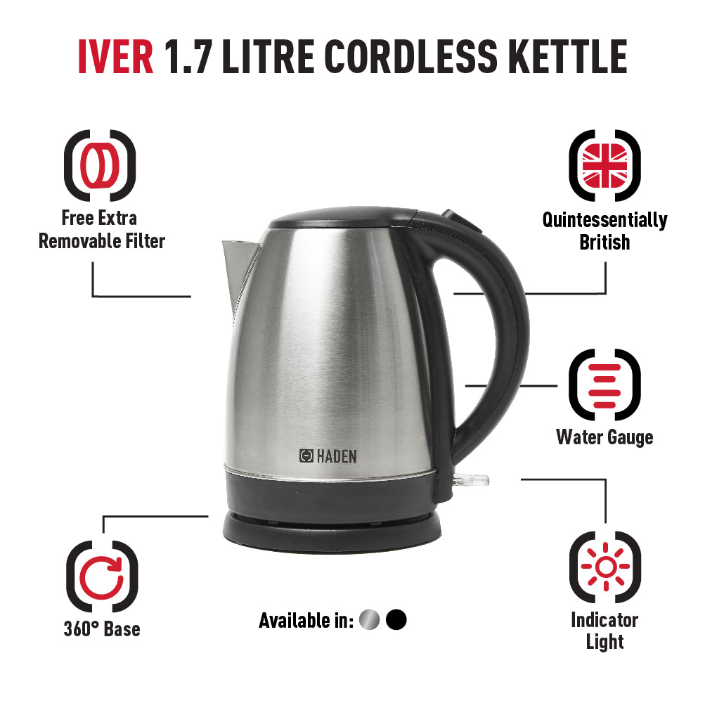 Haden Iver Stainless Steel Kettle